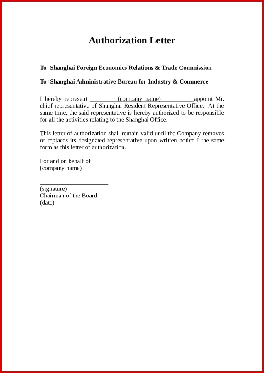 How To Write An Authorization To Sign A Doucment On Behalf 9 How To Write An Authorization To Sign A Doucment On Behalf 9